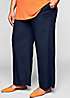 Sheego Curve Smocked Waist Wide Leg Trousers | Grattan
