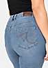 Sheego Curve Wash Effect Skinny Jeans | Grattan