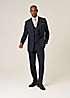 Skopes Elijah Navy Check Tailored Fit Suit Jacket | Grattan
