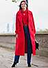 Sosandar Bright Red Oversized Double Breasted Coat | Grattan