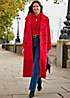 Sosandar Bright Red Oversized Double Breasted Coat | Grattan