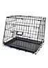 Streetwize 24 Inch Deluxe Slanted Dog Crate - Small | Grattan