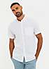 Threadbare ’Dragon’ Cotton-Linen Blend Short-Sleeve Shirt | Grattan