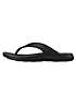 Totes Black SOLBOUNCE Mens Toe Post Sandals | Grattan