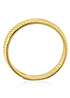 Tuscany Gold 9ct Yellow Gold Slanted Ladder Ring | Grattan
