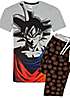 Vanilla Underground Dragon Ball Z Men’s Grey Short Sleeve Long Leg ...