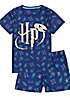 Vanilla Underground Harry Potter Girls Blue Short Sleeve Short Leg ...