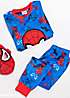 Vanilla Underground Marvel Boys Blue Long Sleeve Long Leg Pyjama Set ...