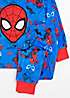Vanilla Underground Marvel Boys Blue Long Sleeve Long Leg Pyjama Set ...