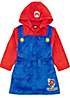 Vanilla Underground Nintendo Super Mario Boys Blue Hooded Bathrobe ...