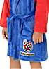 Vanilla Underground Nintendo Super Mario Boys Blue Hooded Bathrobe ...