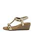 Vivance Ankle Strap Wedge Sandals | Grattan