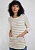 Weird Fish Ives Loopback Stripe Tunic | Grattan