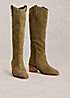 White Stuff Izzy Suede Knee High Boots | Grattan