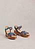 White Stuff Phoebe Low Clog Blue | Grattan