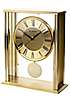 William Widdop Gold Mantel Clock with Pendulum | Grattan
