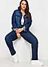 Yours Curve Straight Leg Ruby Jeans | Grattan