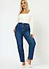 Yours Curve Straight Leg Ruby Jeans | Grattan