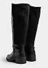 Yours Metal Detail Knee High Boots in Wide E Fit | Grattan